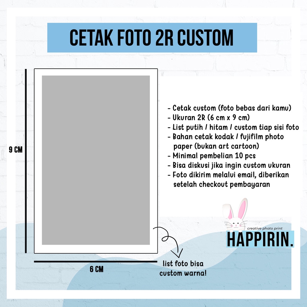 Jual [Baca Deskrpisi] CETAK FOTO 2R CUSTOM HARGA SATUAN - KODAK FUJI ...