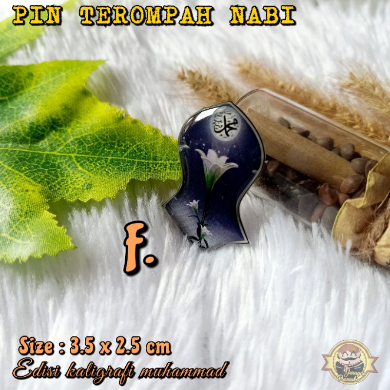 Jual PIN TEROMPAH NABI EDISI KALIGRAFI MUHAMMAD | Shopee Indonesia