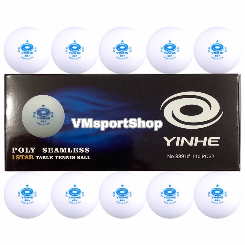 Jual Yinhe 1 Star 40+ Seamless - Bola Pingpong 1 Bintang Isi 10 | Shopee Indonesia