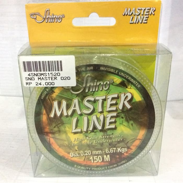 Jual Senar Pancing Shino Master Line 0.14mm~0.26mm 150M | Shopee Indonesia