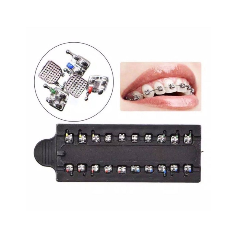 Jual Bracket metal bracket ortho Alice dental orthodontic metal braces ...