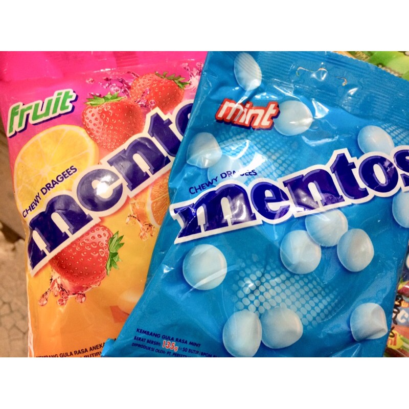 Jual MENTOS / PERMEN MENTOS 2 Rasa 135g | Shopee Indonesia