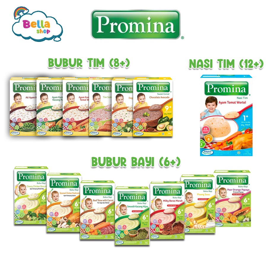 Jual PROMINA BUBUR BAYI / SUN BUBUR BAYI / PROMINA / MAKANAN MPASI ...