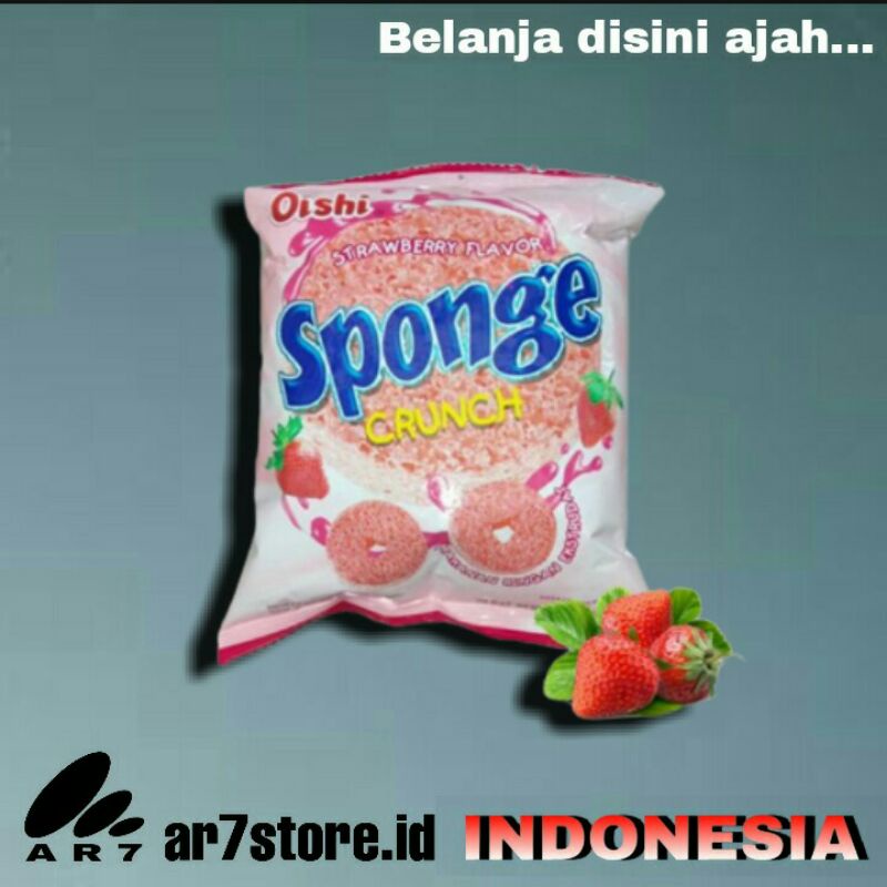 Jual SPONGE KECIL Crunch oishi renceng 10 pcs | Shopee Indonesia