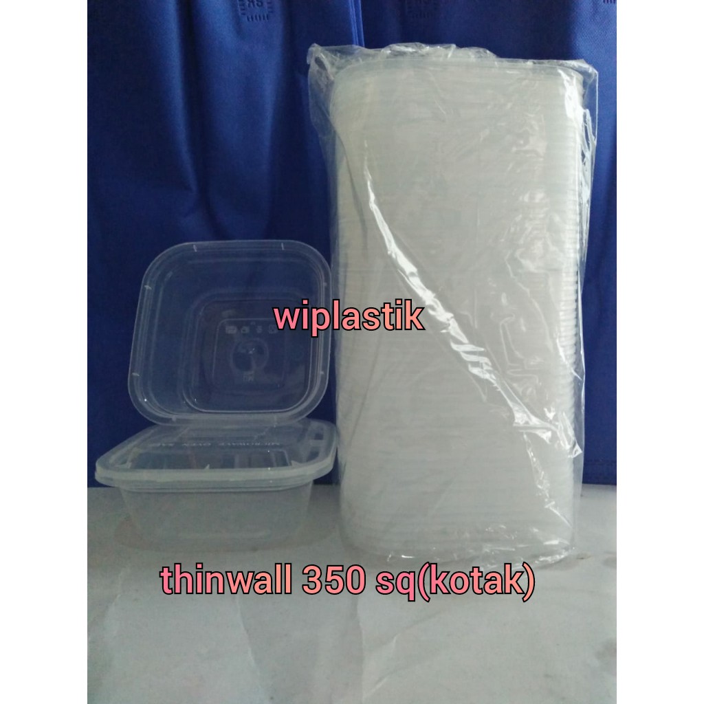 Jual Thinwall DM 350ml SQ / Thinwall 350ml Kotak Persegi / Kotak ... Jual Thinwall DM 350ml SQ / Thinwall 350ml Kotak Persegi / Kotak ...