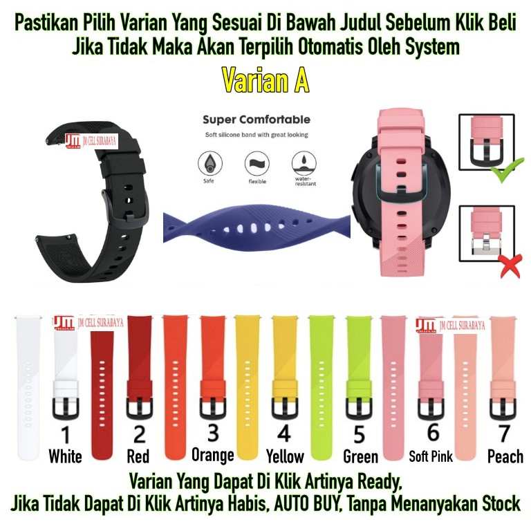 Jual RTS 20mm Tali Jam Tangan Strap Coros Pace 2 / Eggel Tempo 1 2 ...