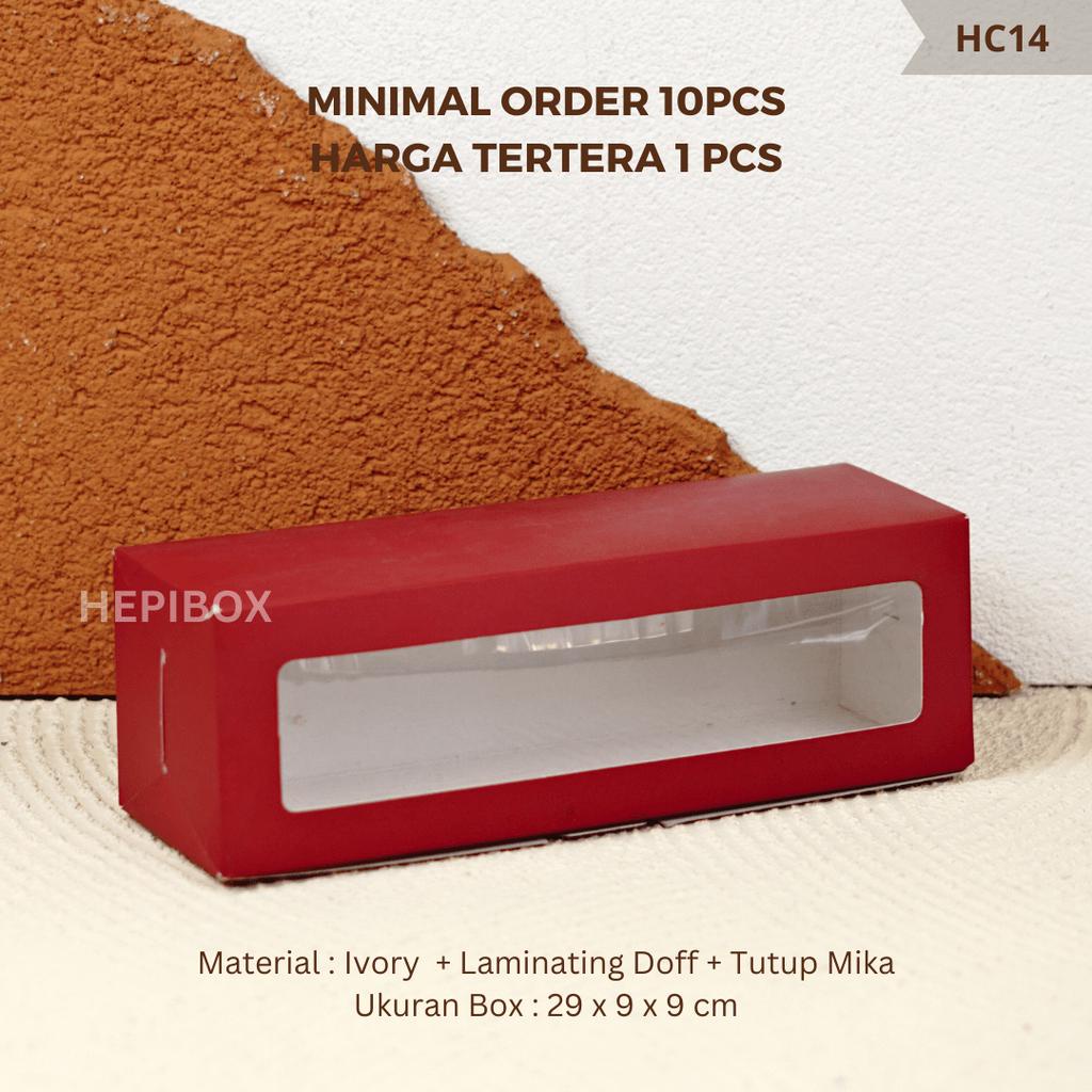 Jual Kotak Bolu Gulung / Box Mika Brownies / Gift Souvenir / Kemasan ...