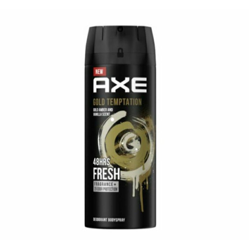 Jual Axe Gold Temptation Gold Amber And Vanilla Scent 135ml | Shopee ...