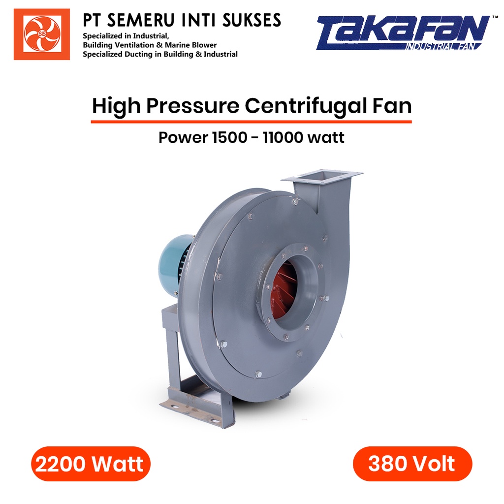 Jual Takafan High Pressure Centrifugal Fan 2200 Watt | Shopee Indonesia