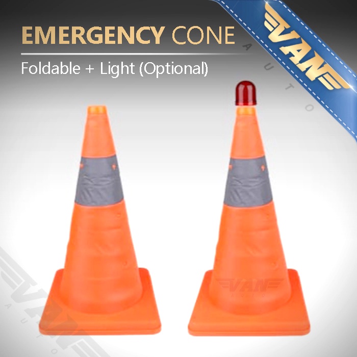Jual Traffic Cone Foldable Emergency Kerucut Darurat Lipat Model Cone / Safety Cone Alat ...