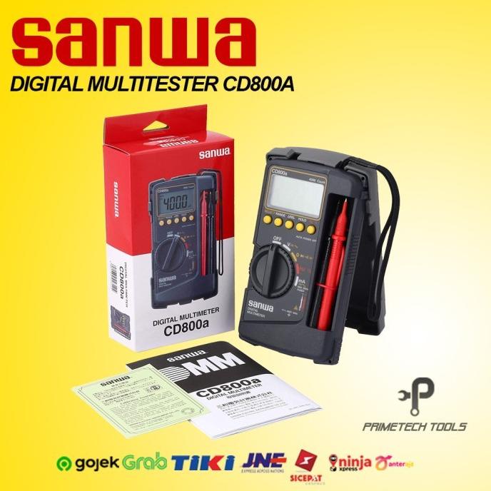 Jual SANWA CD800A DIGITAL MULTIMETER AVOMETER MULTITESTER | Shopee ...