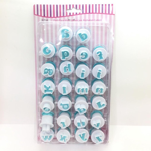 Jual PLUNGER Cutter HURUF dan ANGKA fondant clay/ alat cetakan pemotong ...