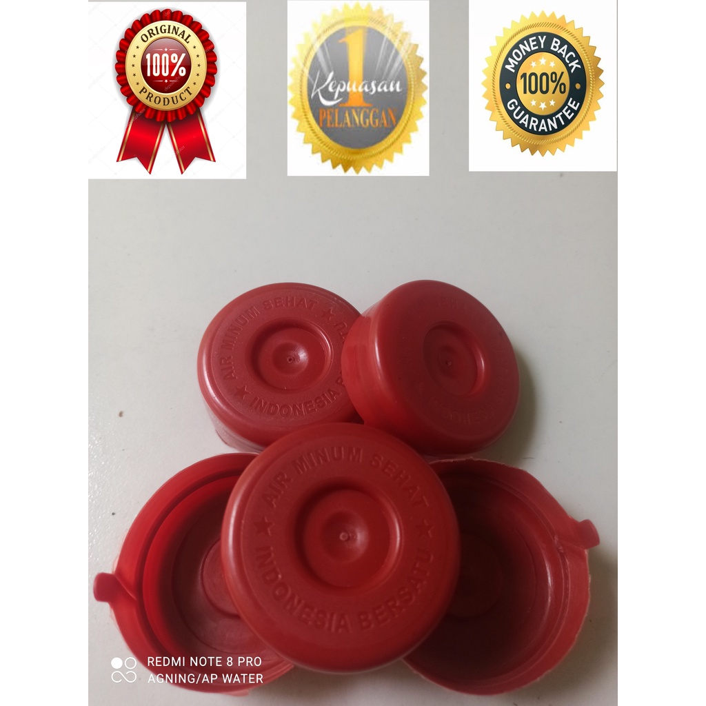 Jual Tutup Galon Isi Ulang Warna Merah Paket 250pcs | Shopee Indonesia