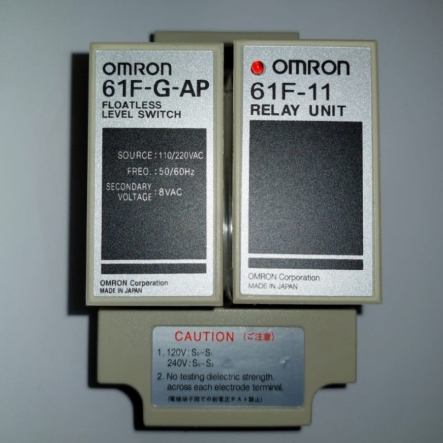 Jual floatless level switch omron 61f g ap / 61FG AP - Relay Omron | Shopee Indonesia