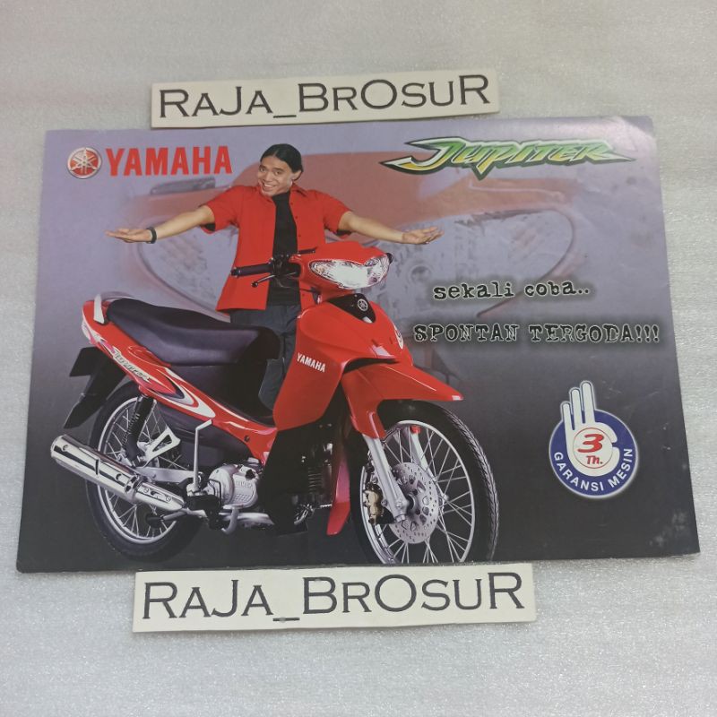 Jual Poster brosur katalog flyer jadul lawas Yamaha Jupiter 2002 | Shopee Indonesia