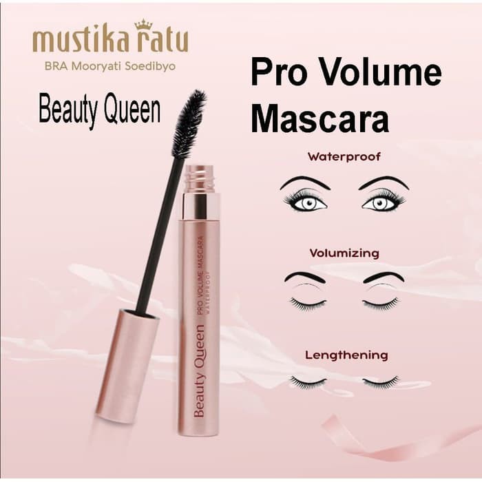 Jual MUSTIKA RATU BEAUTY QUEEN PRO VOLUME MASCARA 7ML | Shopee Indonesia