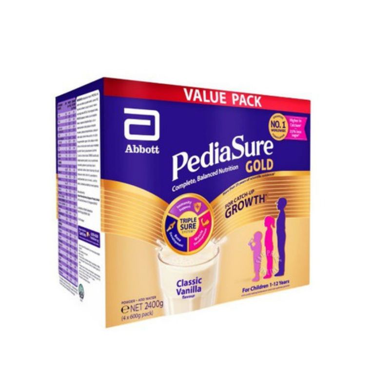 Jual PediaSure TripleSure Milk Powder - Classic Vanilla 4 x 600g ...