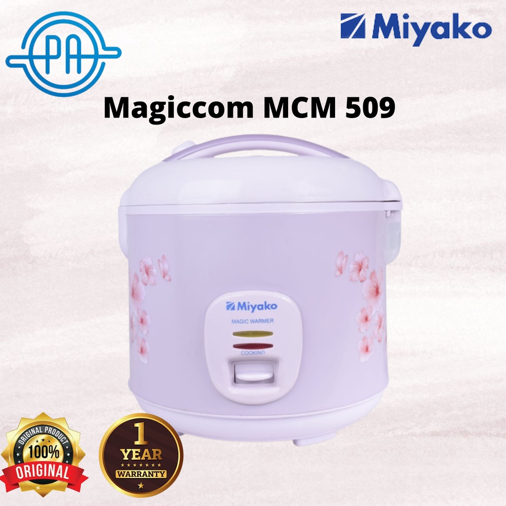 Jual MIYAKO MCM 509 Rice Cooker Magic Com 3in1 / 1.8 Liter / penanak ...