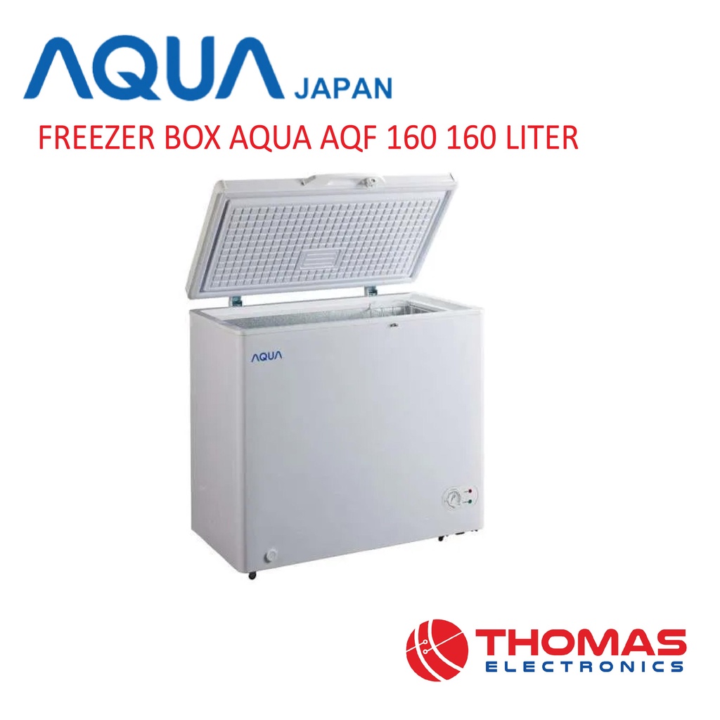 Jual FREEZER BOX AQUA AQF 160 Chest Freezer 160 Liter AQF160 AQF160 ...