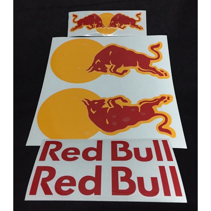 Jual Sticker Stiker Decal Cutting Redbull Red Bull Helmet Set | Shopee ...
