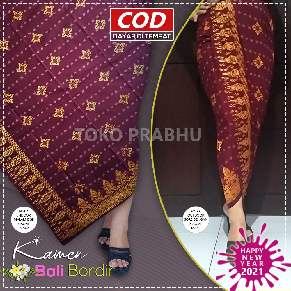 Jual Kain Kamen Rok Pakaian Lilit Songket Saput Udeng Bordir Adat Bali ...