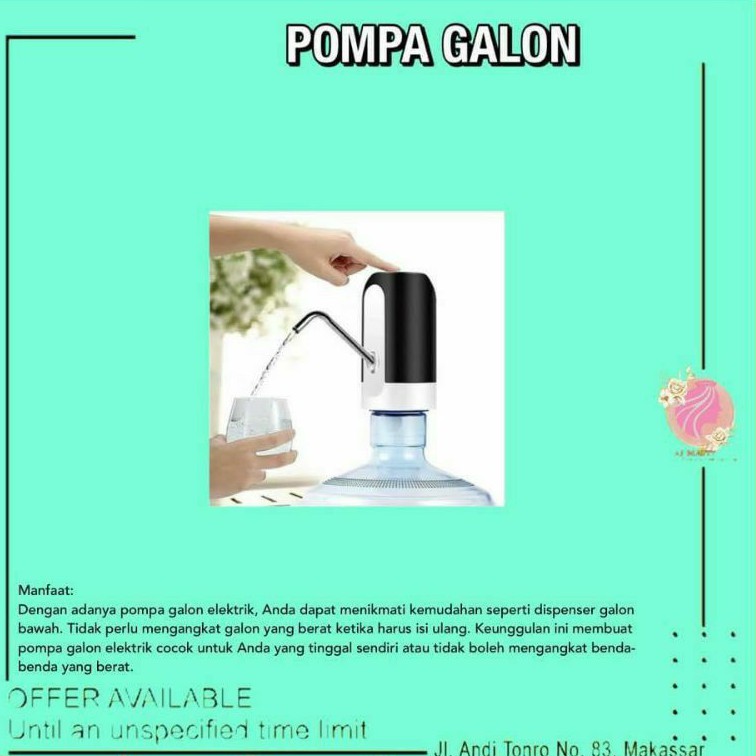 Jual Pompa Galon elektrik Gallon Dispenser Air Minum | Shopee Indonesia
