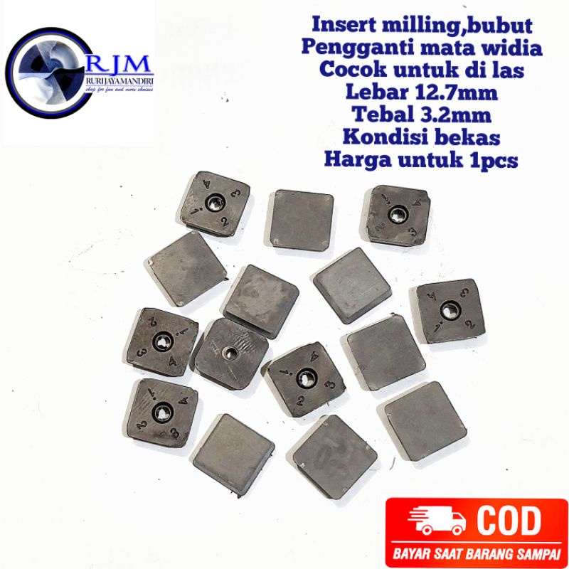 Jual Insert milling SPKN12 SEEN12 SEKN12 pahat betel kotak cocok utk di ...