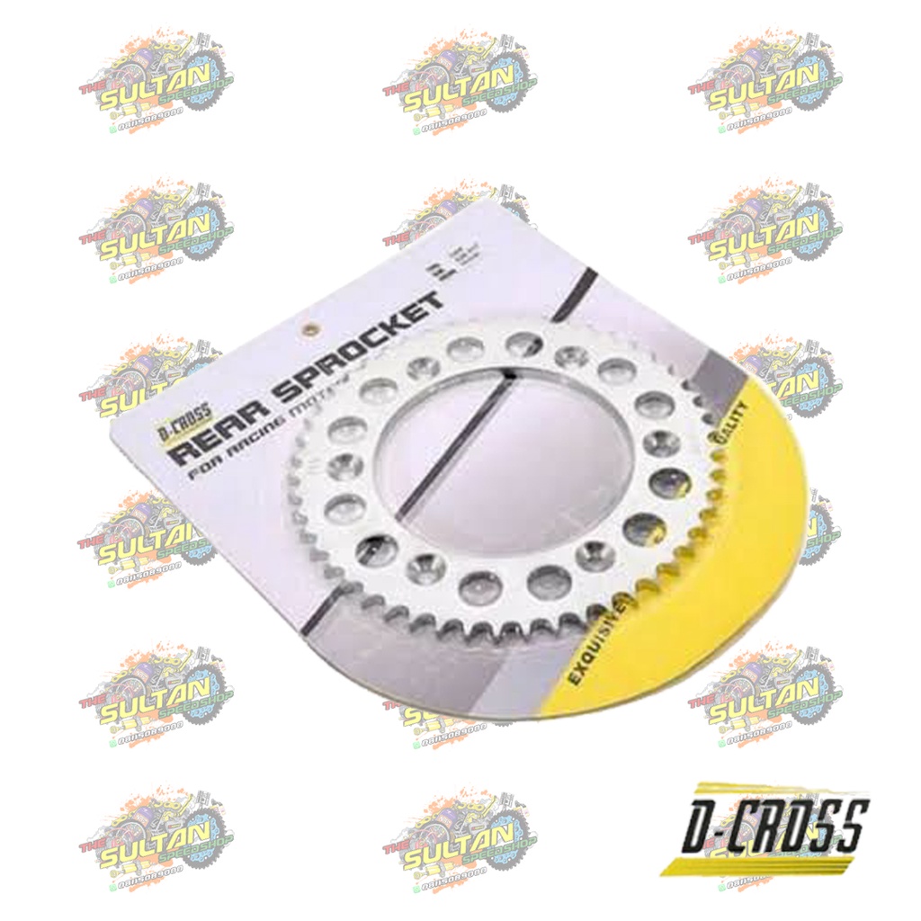 Jual GEAR BELAKANG GIGI TARIK GIR 428 SILVER KLX 150 48T 50T 52T 53T ...