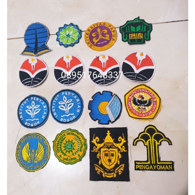 Jual LOGO BORDIR CUSTOM minimal 2pcs/desain | Shopee Indonesia