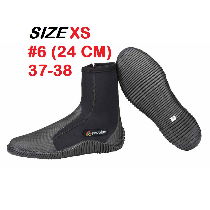 Jual Problue Deluxe High Cut Sepatu Pantai Booties Diving Scuba ...