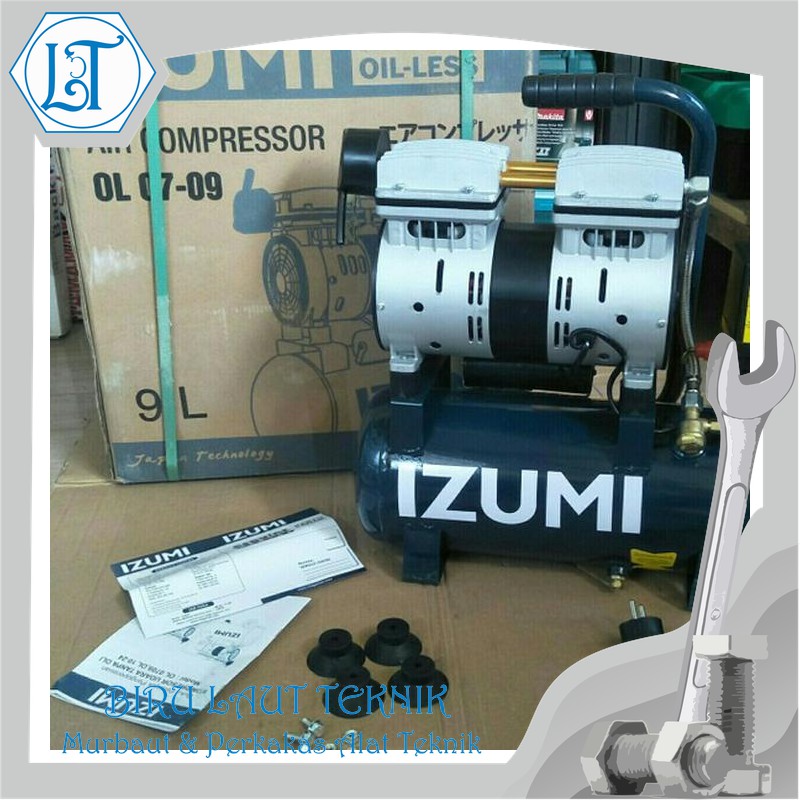 Jual Alat Teknik IZUMI MINI AIR COMPRESSOR 3/4 HP 9L 1 PHASE KOMPRESOR ...
