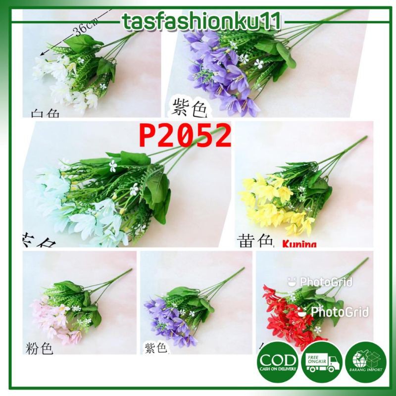 Jual COD / Bunga Flora Buatan dengan Bahan Sutra untuk Hiasan Dekorasi ...