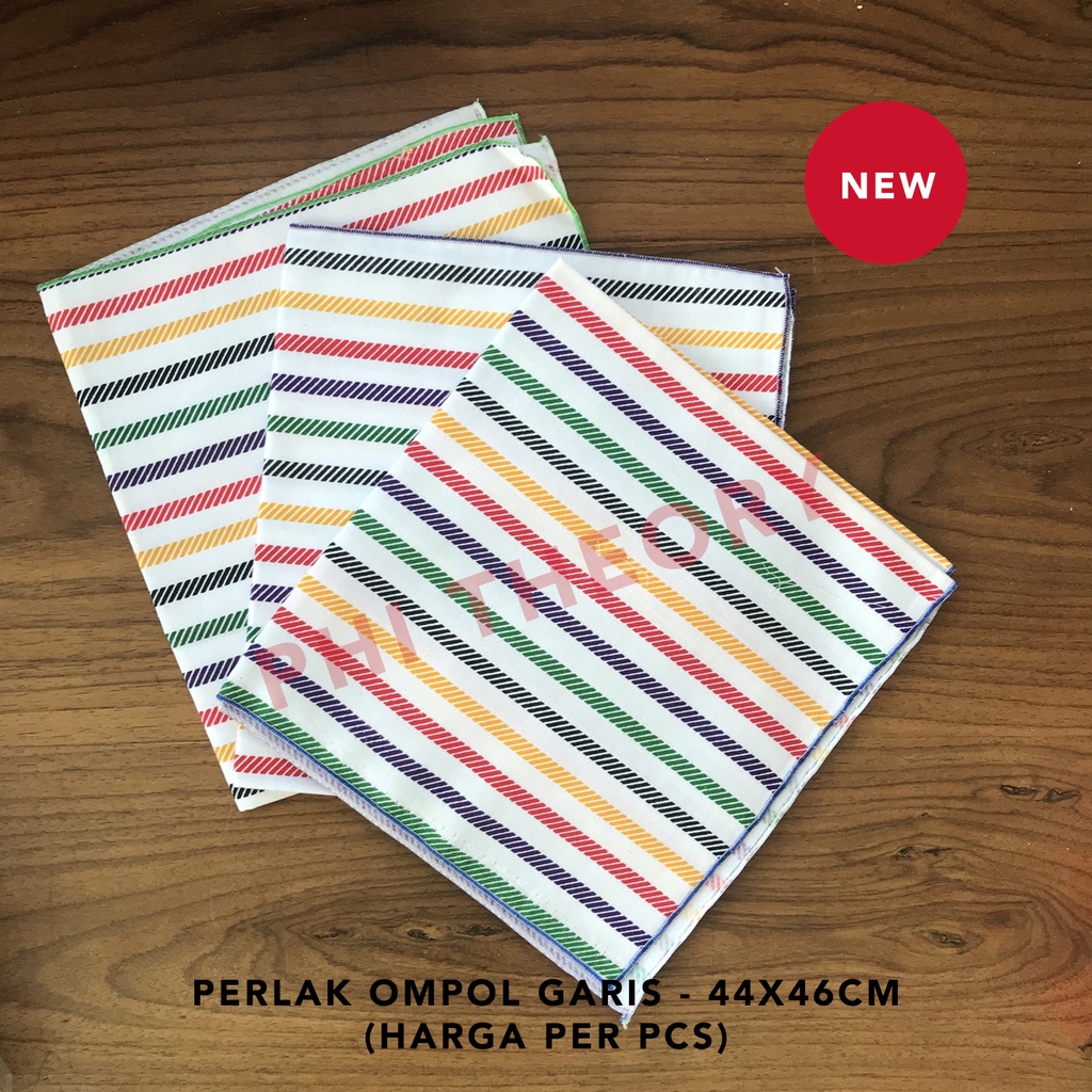 Jual Perlak Ompol Kain Garis Ukuran 44 x 46 cm | Shopee Indonesia