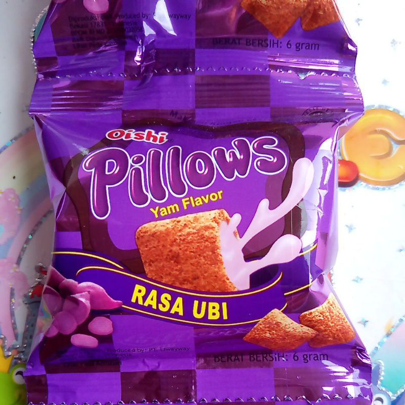 Jual Oishi Pillow Snack Pillows Rasa Ubi 12g SATUAN | Shopee Indonesia