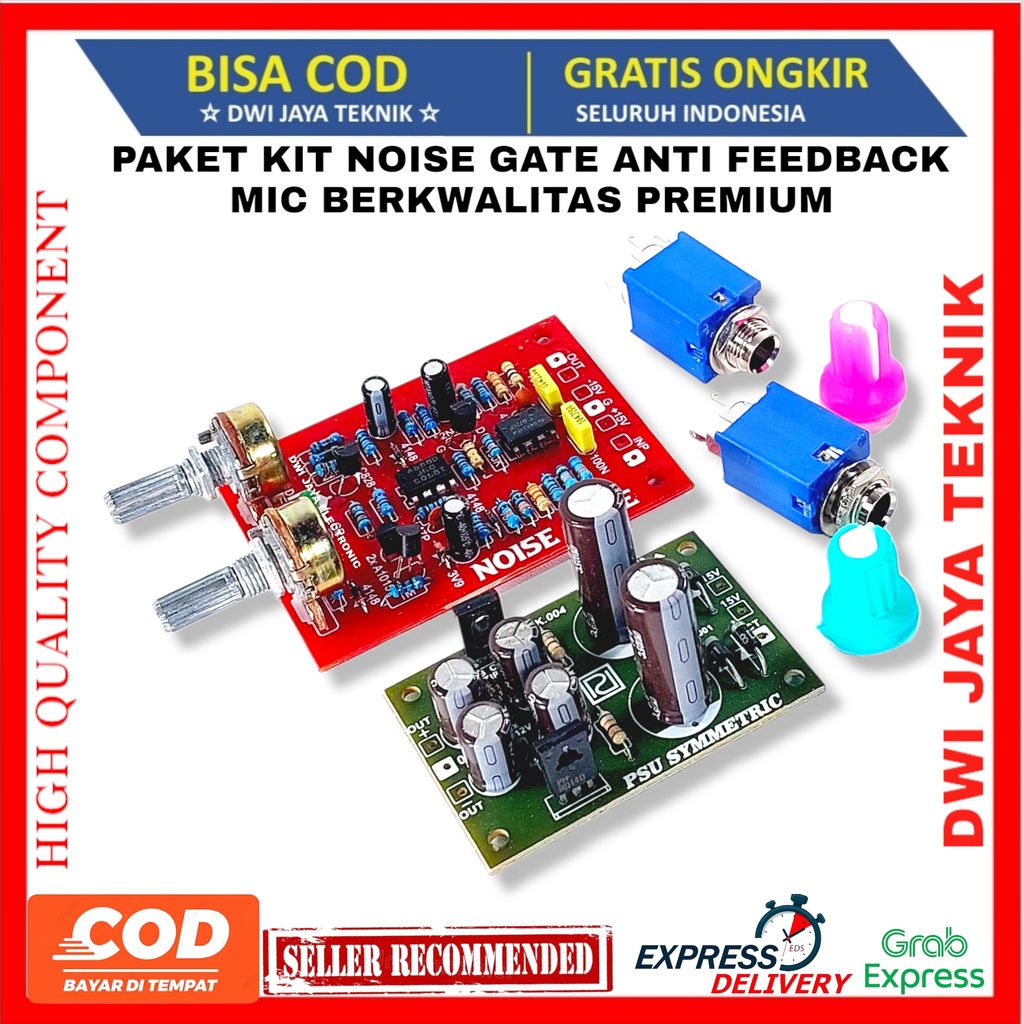 Jual PAKET KIT NOISE GATE ANTI FEEDBACK MIC BERKWALITAS PREMIUM ...