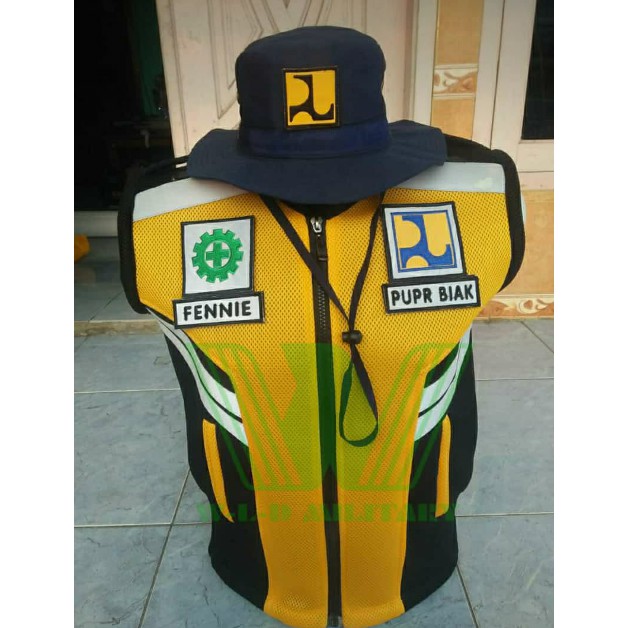 Jual Rompi dinas PUPR (rompi safety) rompi lapangan. | Shopee Indonesia