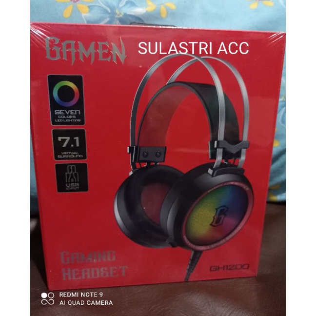 Jual HEADSET GAMING GH-1200 GAMEN PROMO | Shopee Indonesia