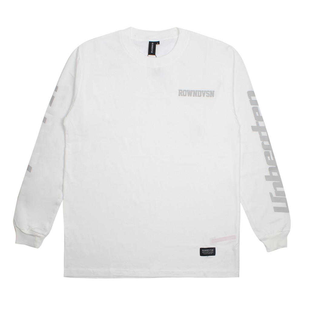 Jual Rowndivision Longsleeve Kaos Lengan Panjang Putih - ROWNDVSN ...