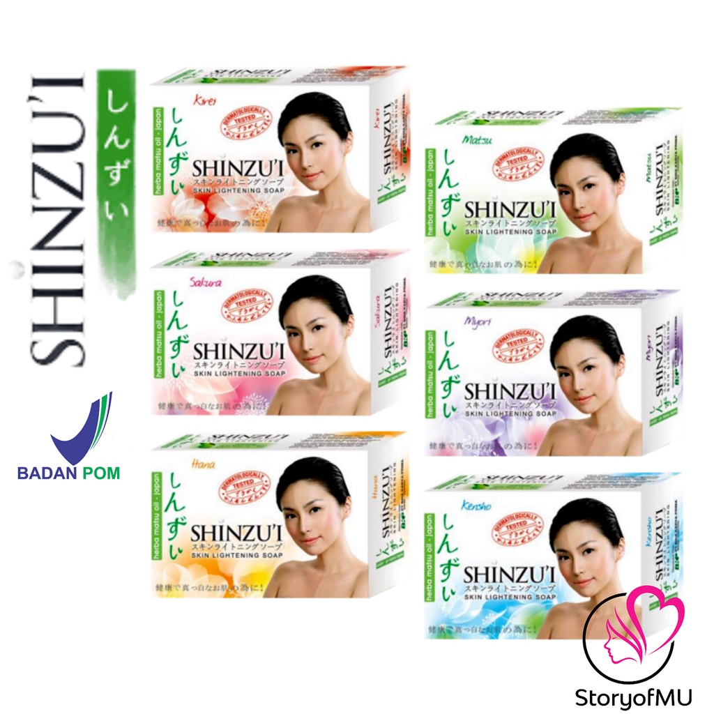 Jual SHINZUI Skin Lightening Bar Soap 80gr | Sabun Mandi Batang Shinzu ...