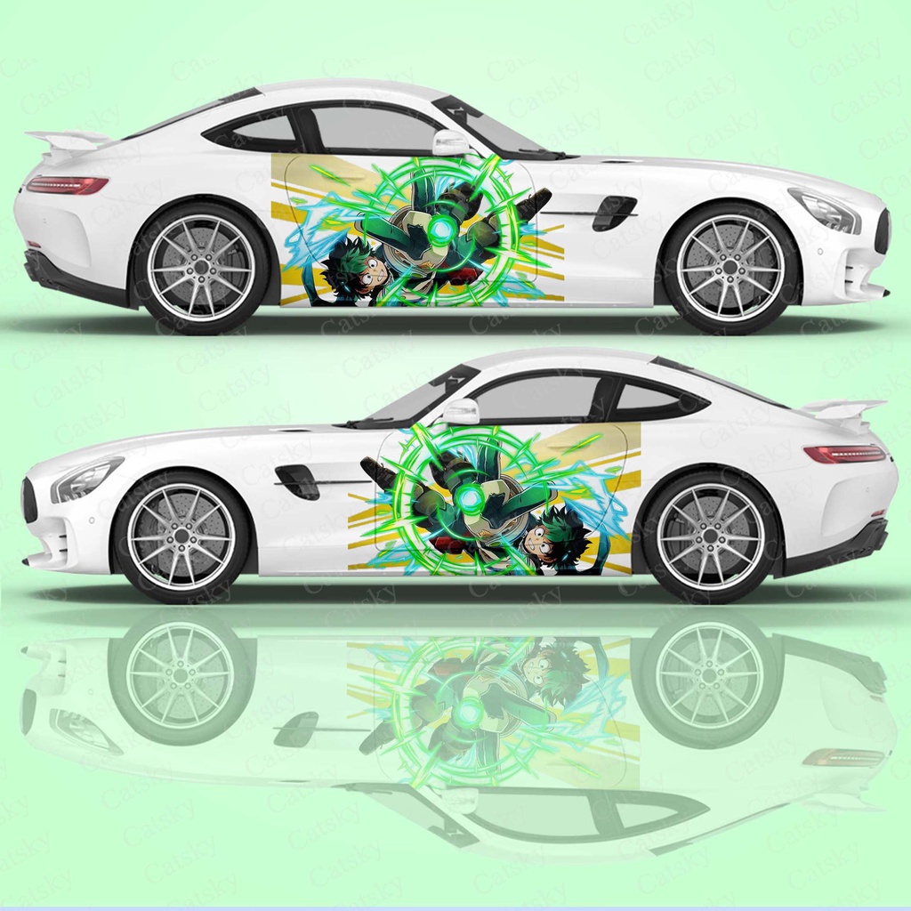 Jual My Hero Academia Anime Car Wrap Side Graphics Decal Accessory Fits ...