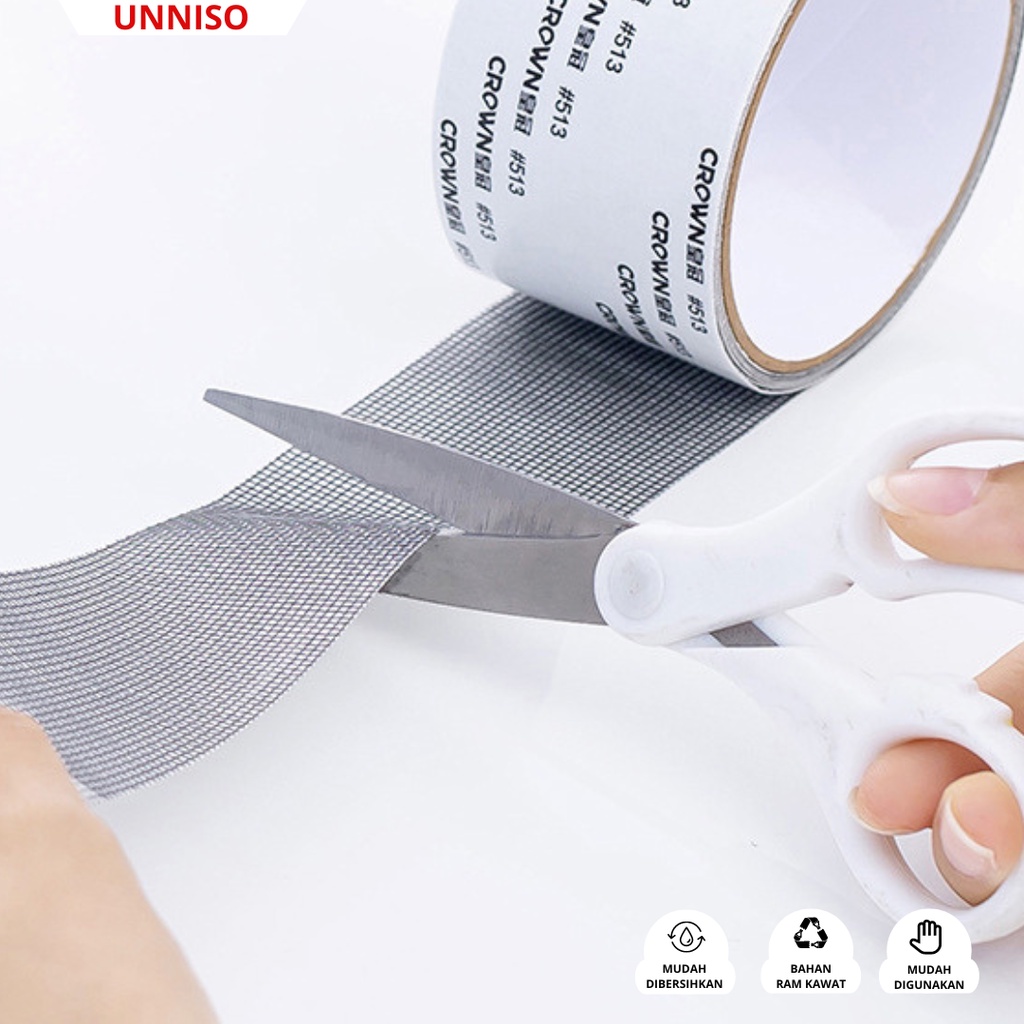 Jual UNNISO - Penambal Ram Kawat Jendela Pintu Roll | Shopee Indonesia