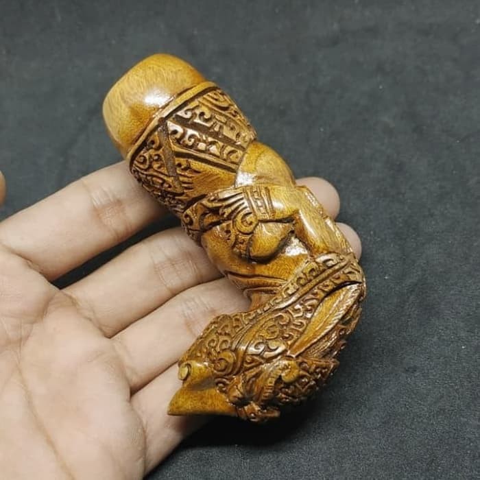 Jual Handle Gagang Keris Kayu Ukiran Jawa Demang Model Kuno | Shopee ...
