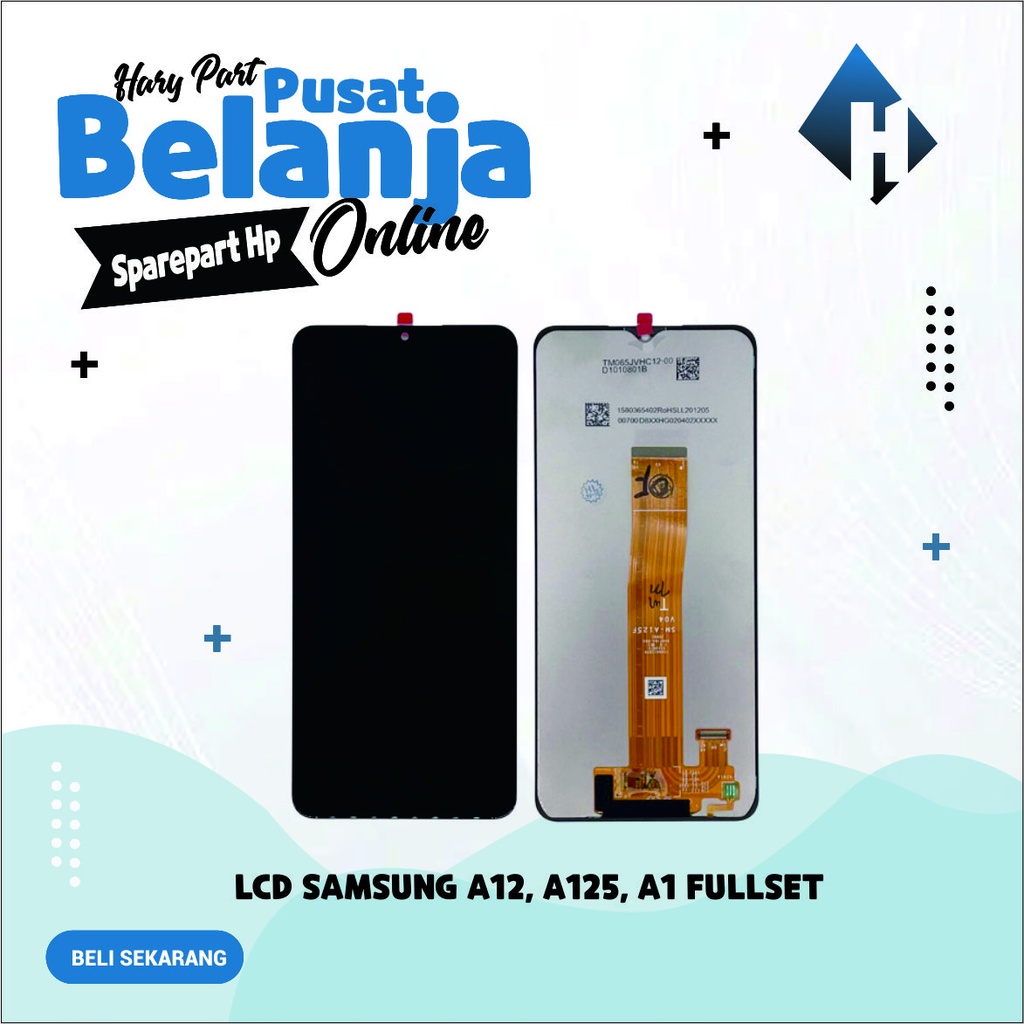 Jual LCD Samsung A12 / A125 / A1 Fullset | Shopee Indonesia