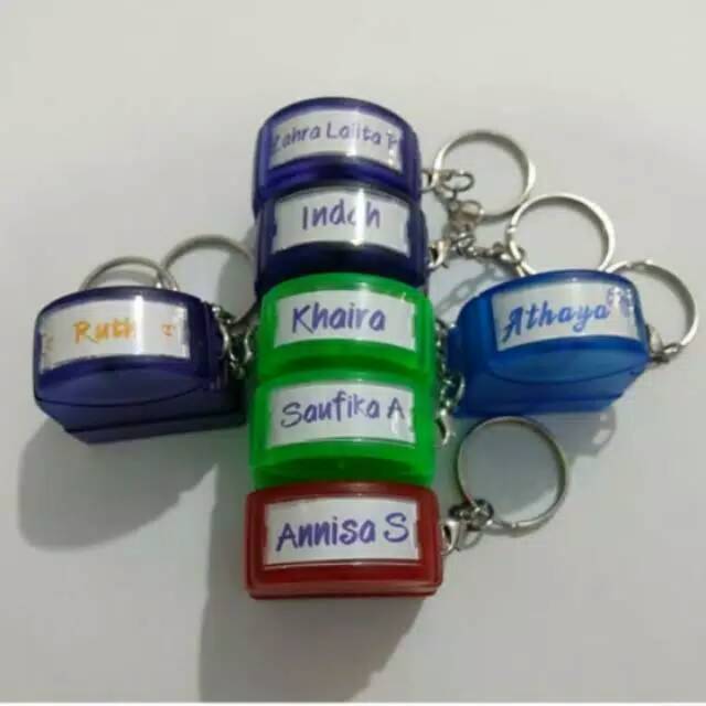 Jual Stempel cap nama otomatis luci | Shopee Indonesia