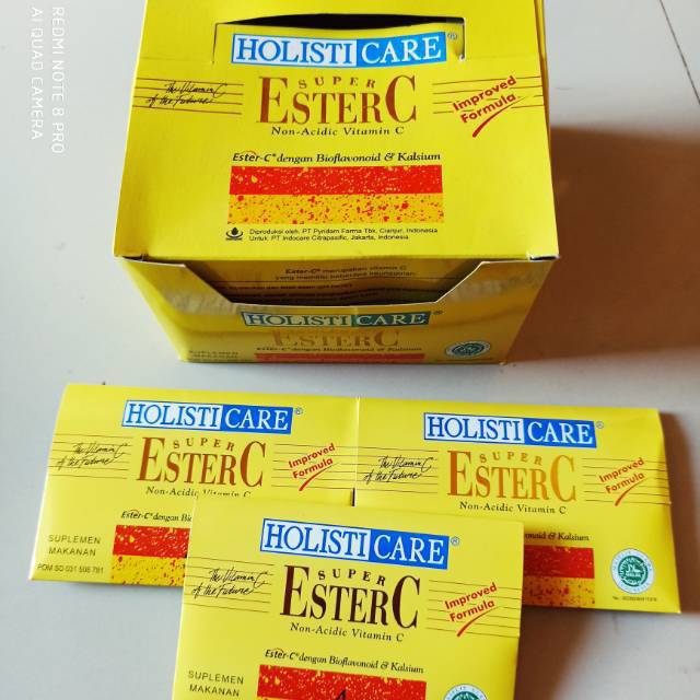Jual Ester C Holisticare 1 box isi 12 Strip @4 tablet | Shopee Indonesia