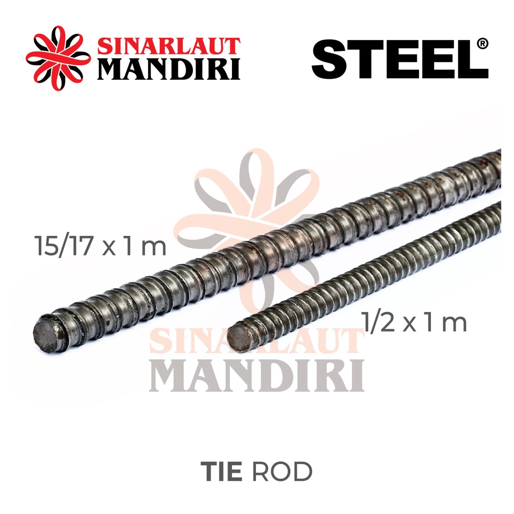 Jual Tire Rod / Tie Rod Bekisting 15/17 x 1 M | Shopee Indonesia