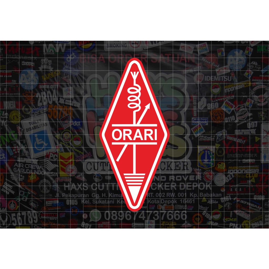 Jual Cutting Sticker Logo Orari Ukuran 5,5 Cm x 12 Cm | Shopee Indonesia