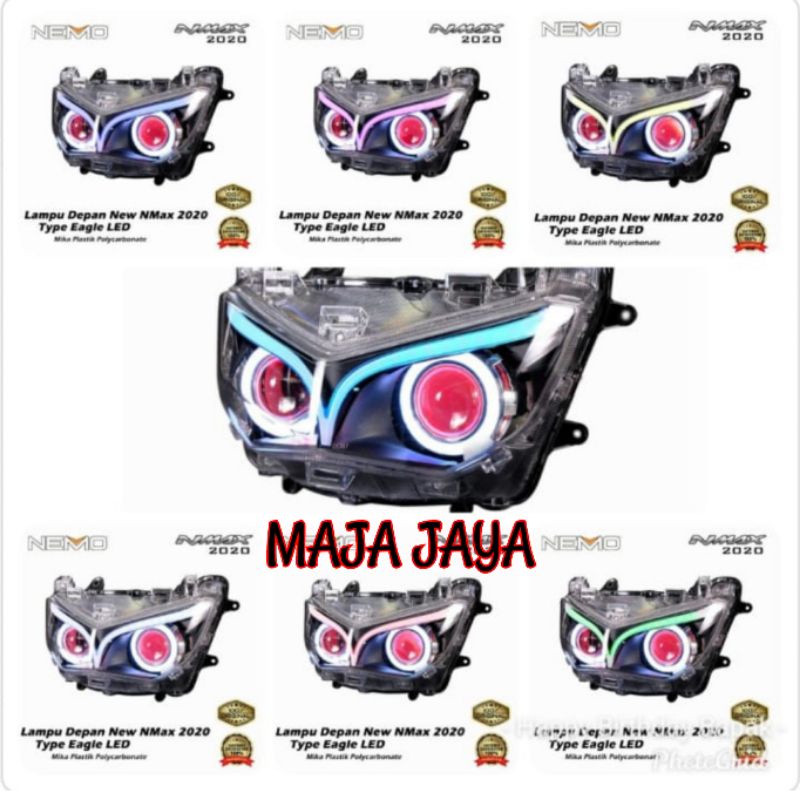 Jual Lampu Depan Nmax Projector/ Projie Nmax New Full Set Depan Nmax ...