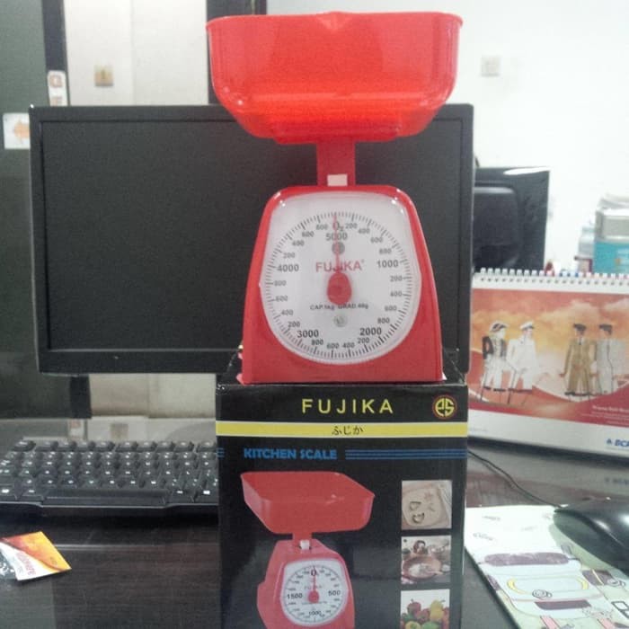 Jual Timbangan kue/dapur FUJIKA 5 kg - Kitchen scale 5000 gram ...