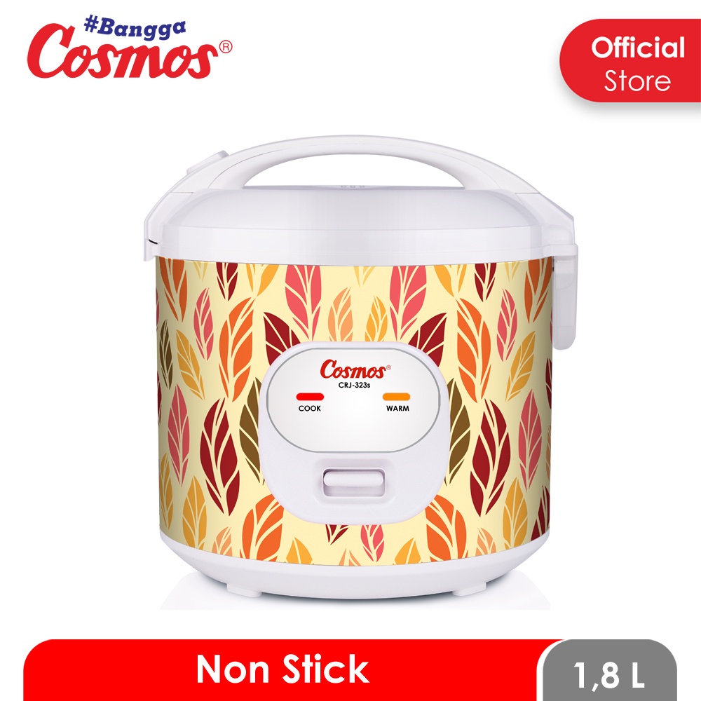 Jual Cosmos Rice Cooker Non Stick CRJ-323 S - 1.8L | Shopee Indonesia